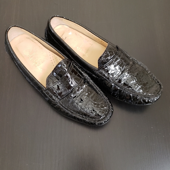 Cole Haan | Shoes | Cole Haan Nike Air Driving Comfort Loafers Black ...